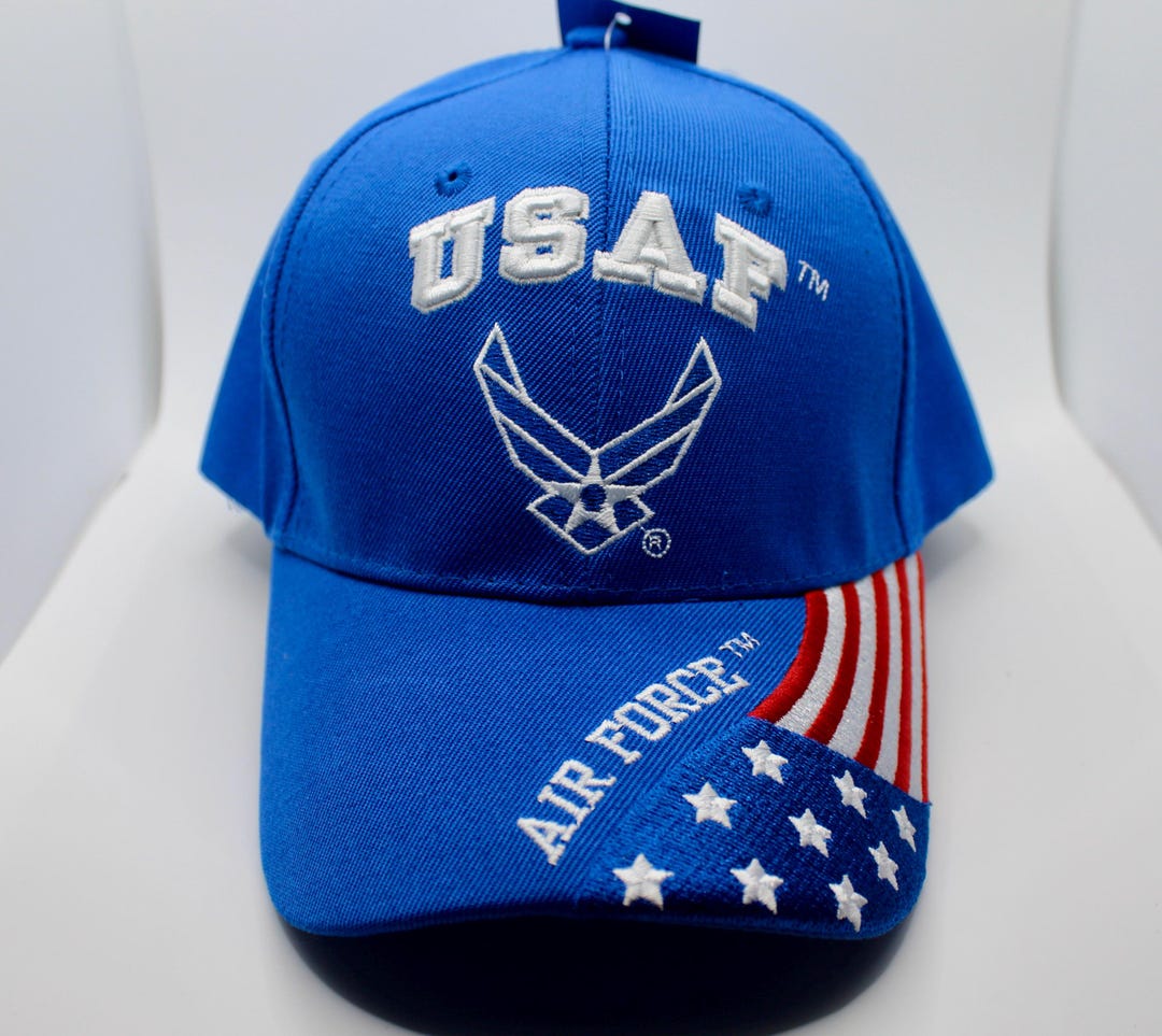 U.S Air Force Hat. Air Force Logo Cap. USAF Blue Hat. Officially ...