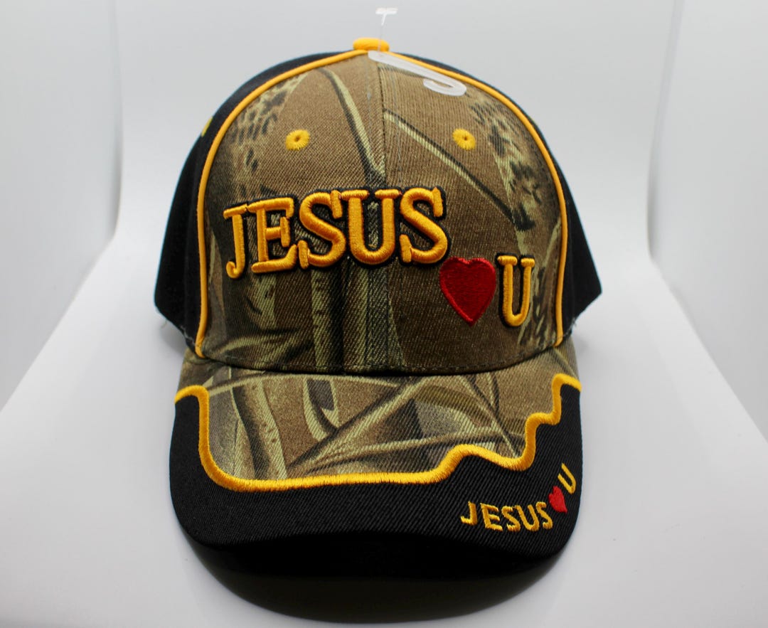 Jesus Loves You Hat. Jesus Christ Baseball Cap. Christian Camo Hat ...