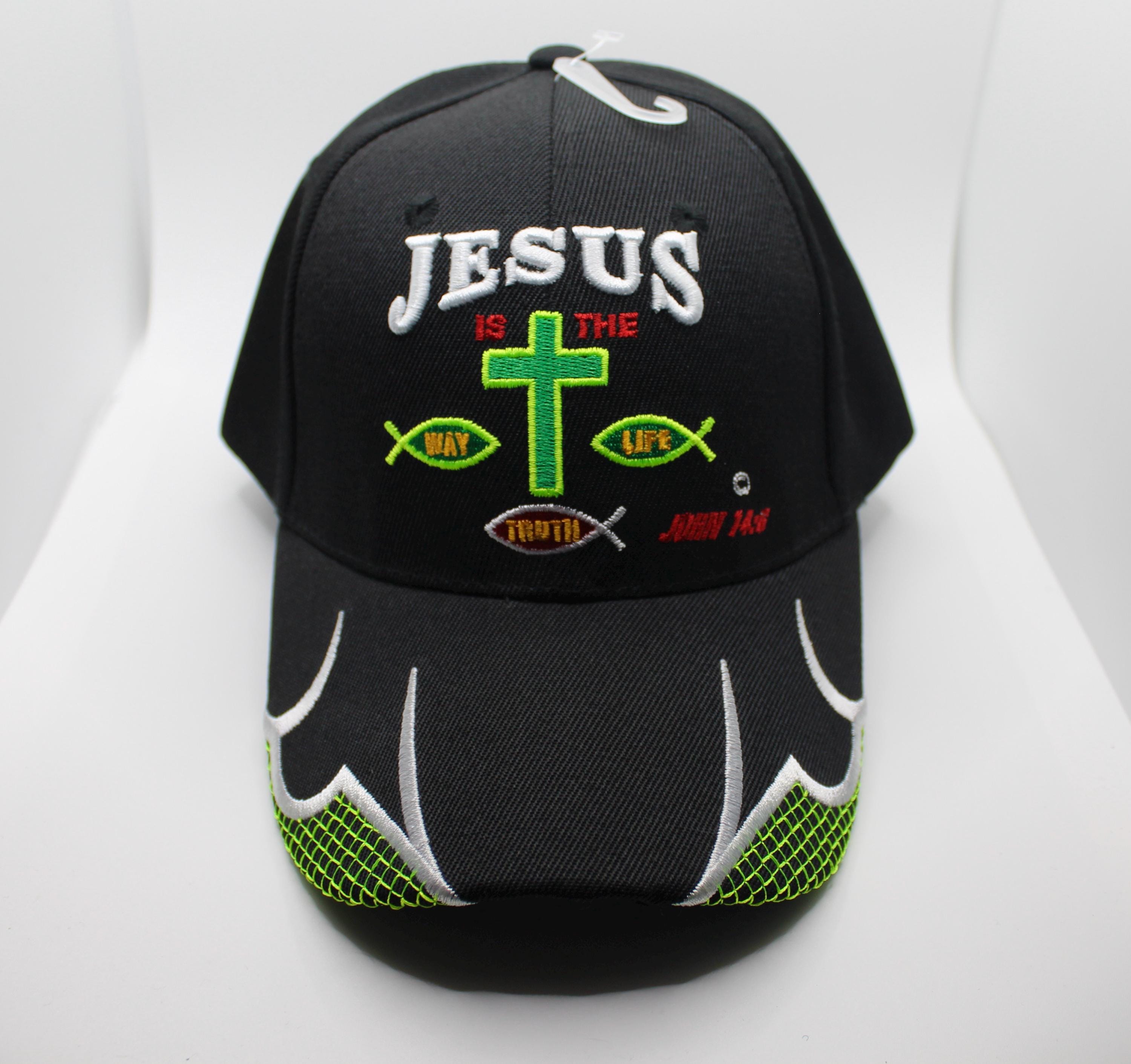 Jesus is the Way the Truth and Life Hat. Jesus Christ Baseball Cap ...