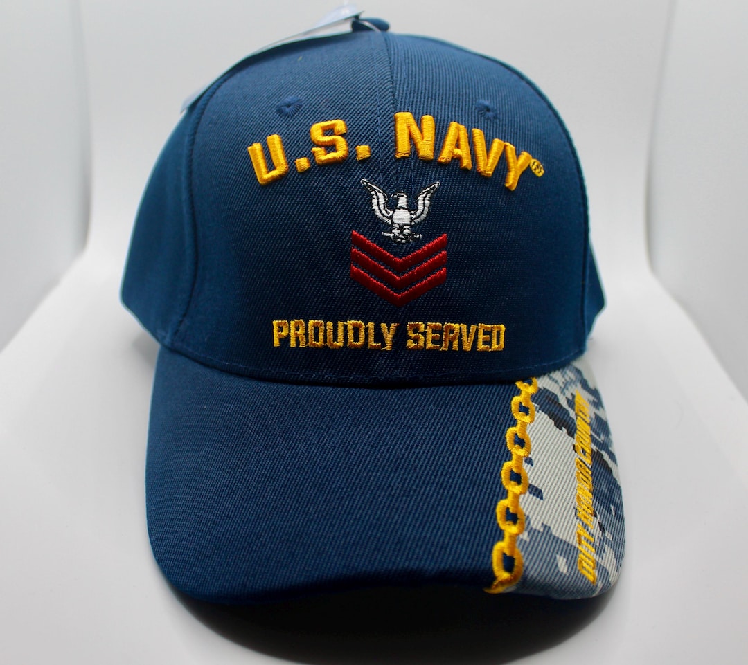 U.S Navy Seal Hat. Navy Logo Cap. US Navy Petty Officer Second Class (E ...