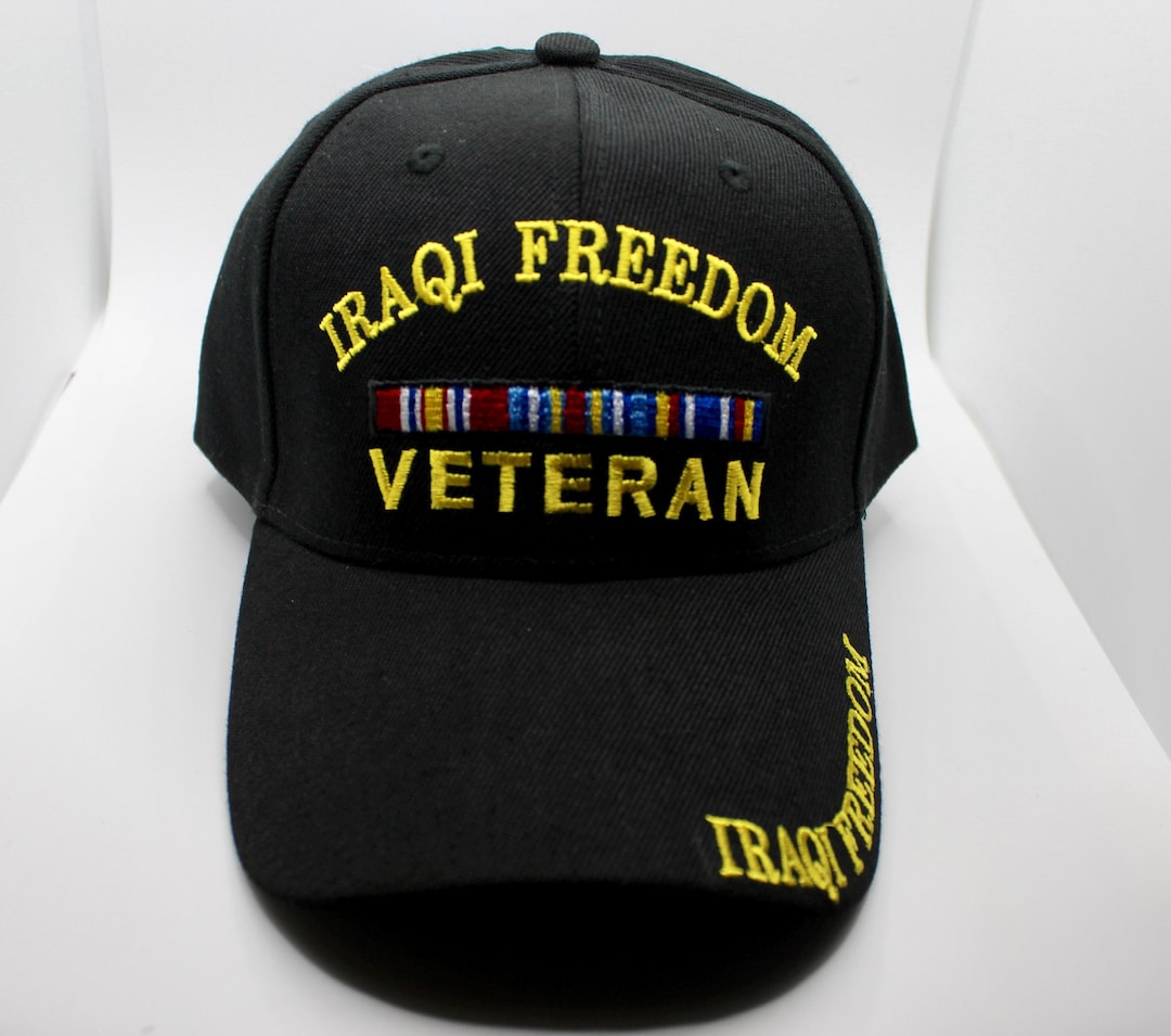 Iraqi Freedom Veteran Hat. Iraq War Veteran Hat. Vet Cap. Officially ...