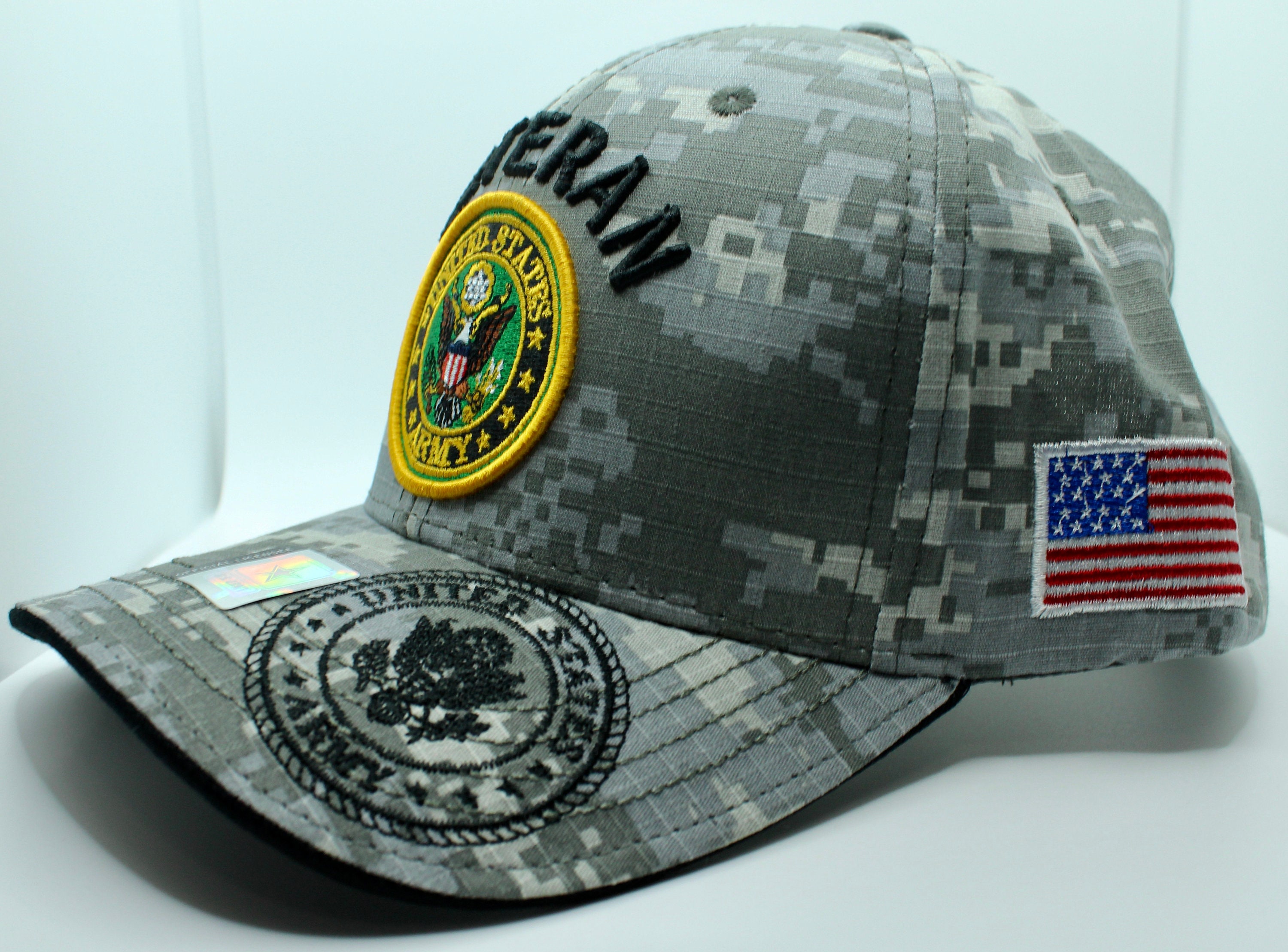 Veteran Army Hat. Army Emblem Hat. US Army Baseball Hat. US Hat ...