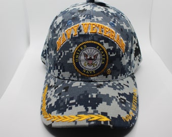 U.S Navy Anchor Hat. U.S. Navy Camo Cap. Anchor US Navy Baseball Hat ...