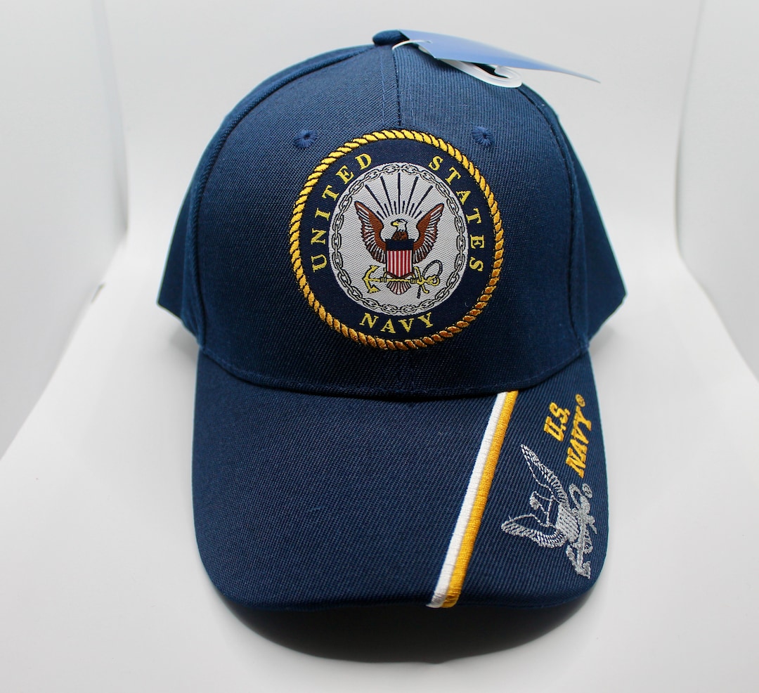 U.S. Navy Hat. Navy Logo Cap. US Navy Baseball Hat. Military Hat ...