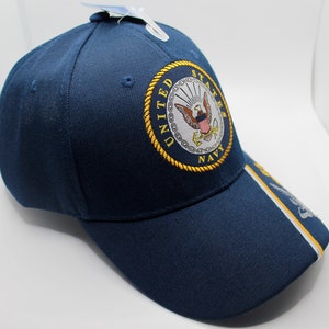 U.S. Navy Hat. Navy Logo Cap. US Navy Baseball Hat. Military Hat ...