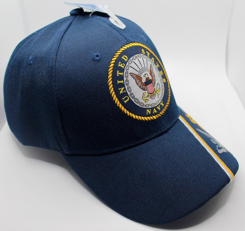 U.S. Navy Hat. Navy Logo Cap. US Navy Baseball Hat. Military Hat ...
