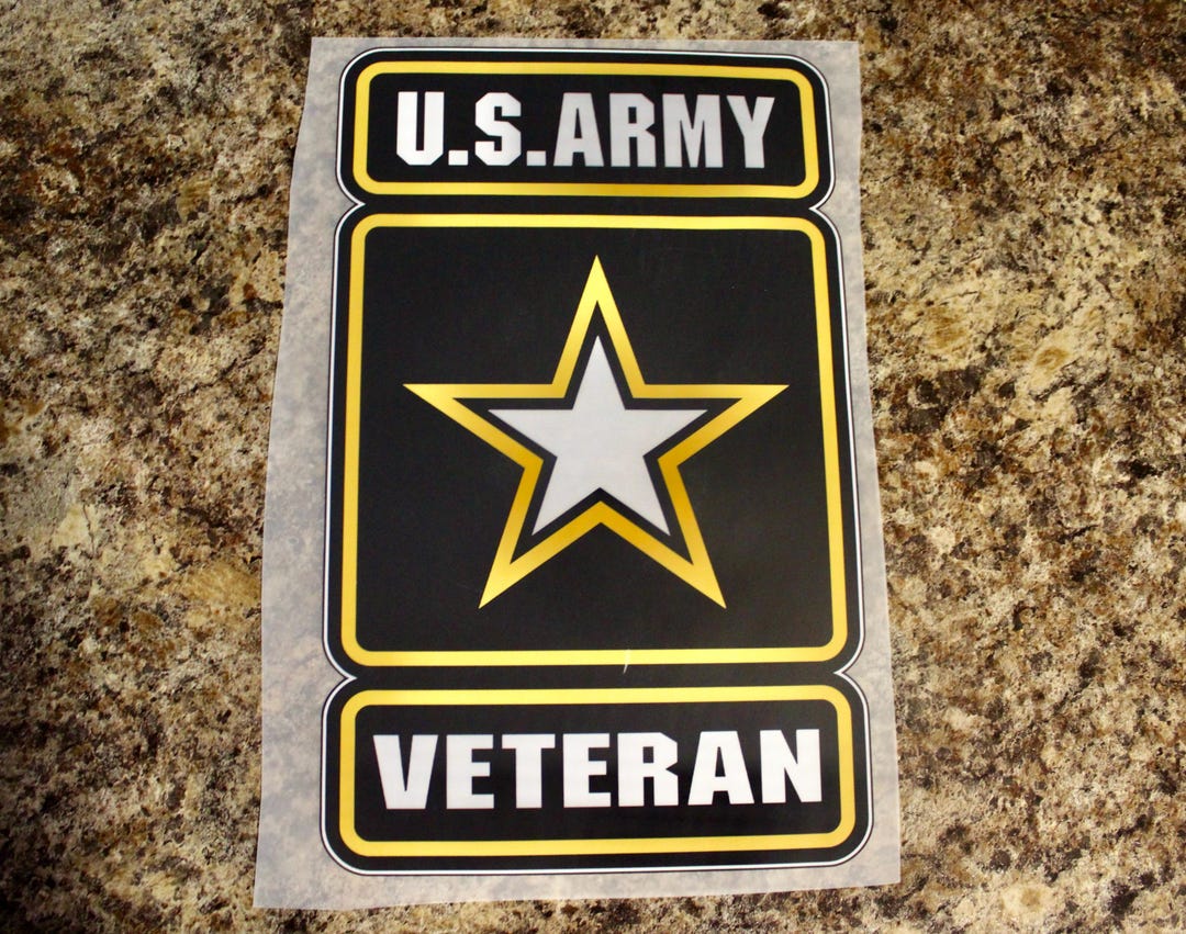 US Army Veteran DTF Transfer. Retired Army Transfer. Army Logo DTF ...