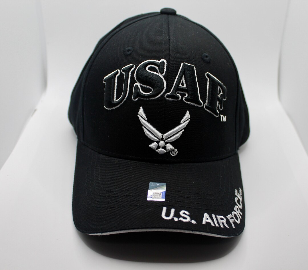 USAF Black Hat. U.S Air Force Cap. Air Force Baseball Hat. US Military ...