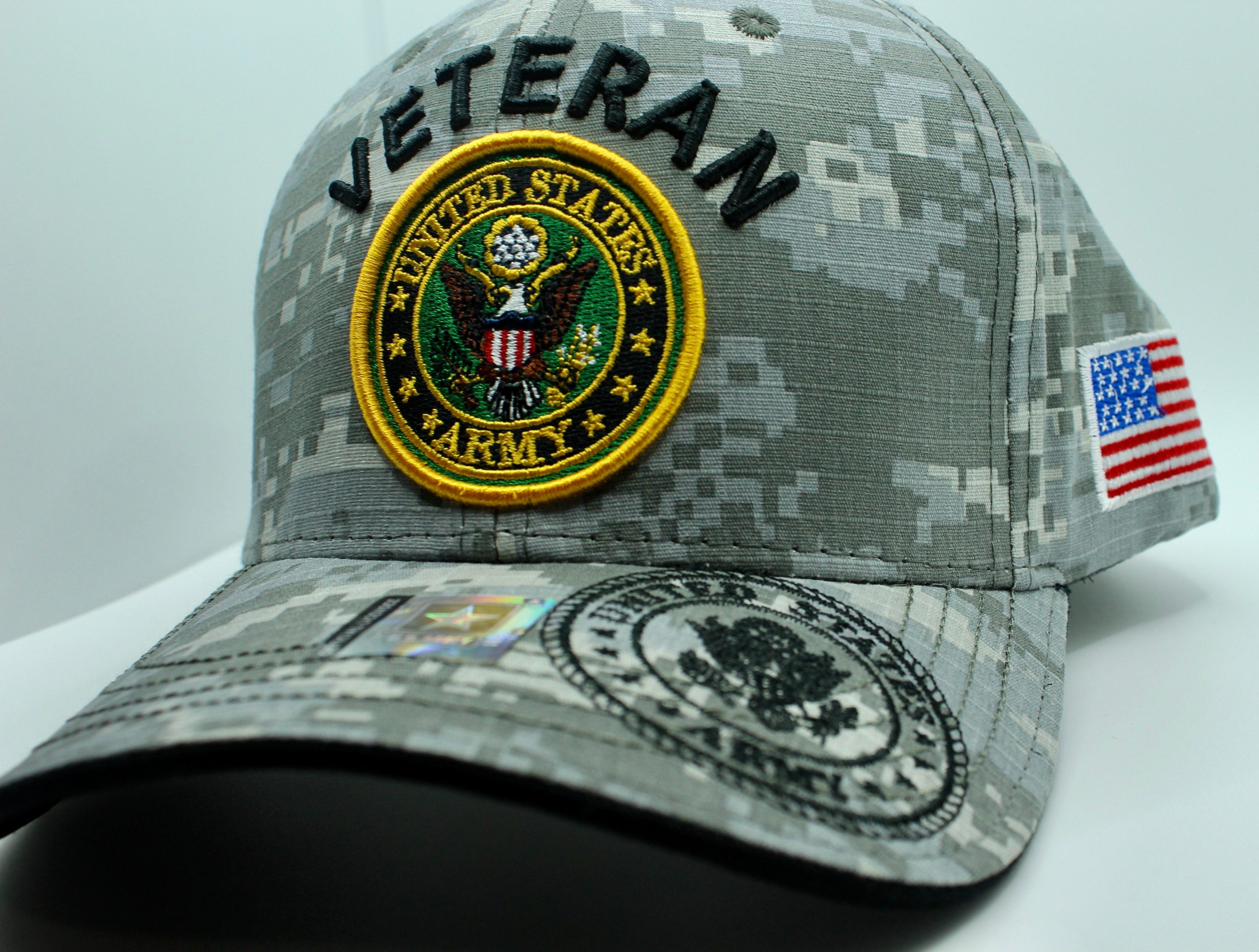 Veteran Army Hat. Army Emblem Hat. US Army Baseball Hat. US Hat ...