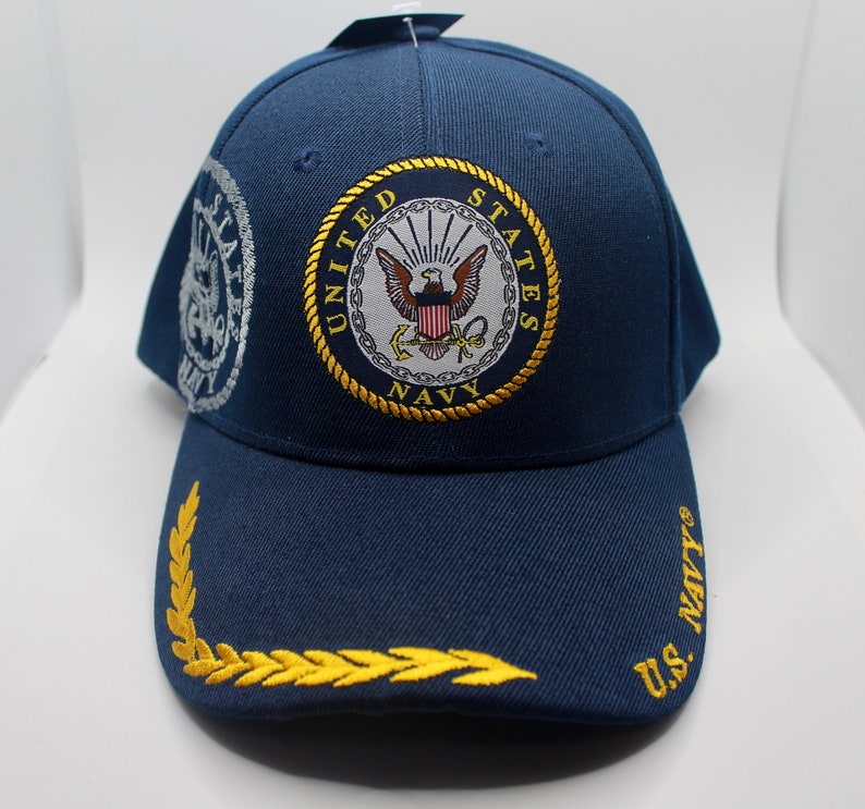 U.S. Navy Hat. Navy Logo Cap. US Navy Baseball Hat. Military Hat ...