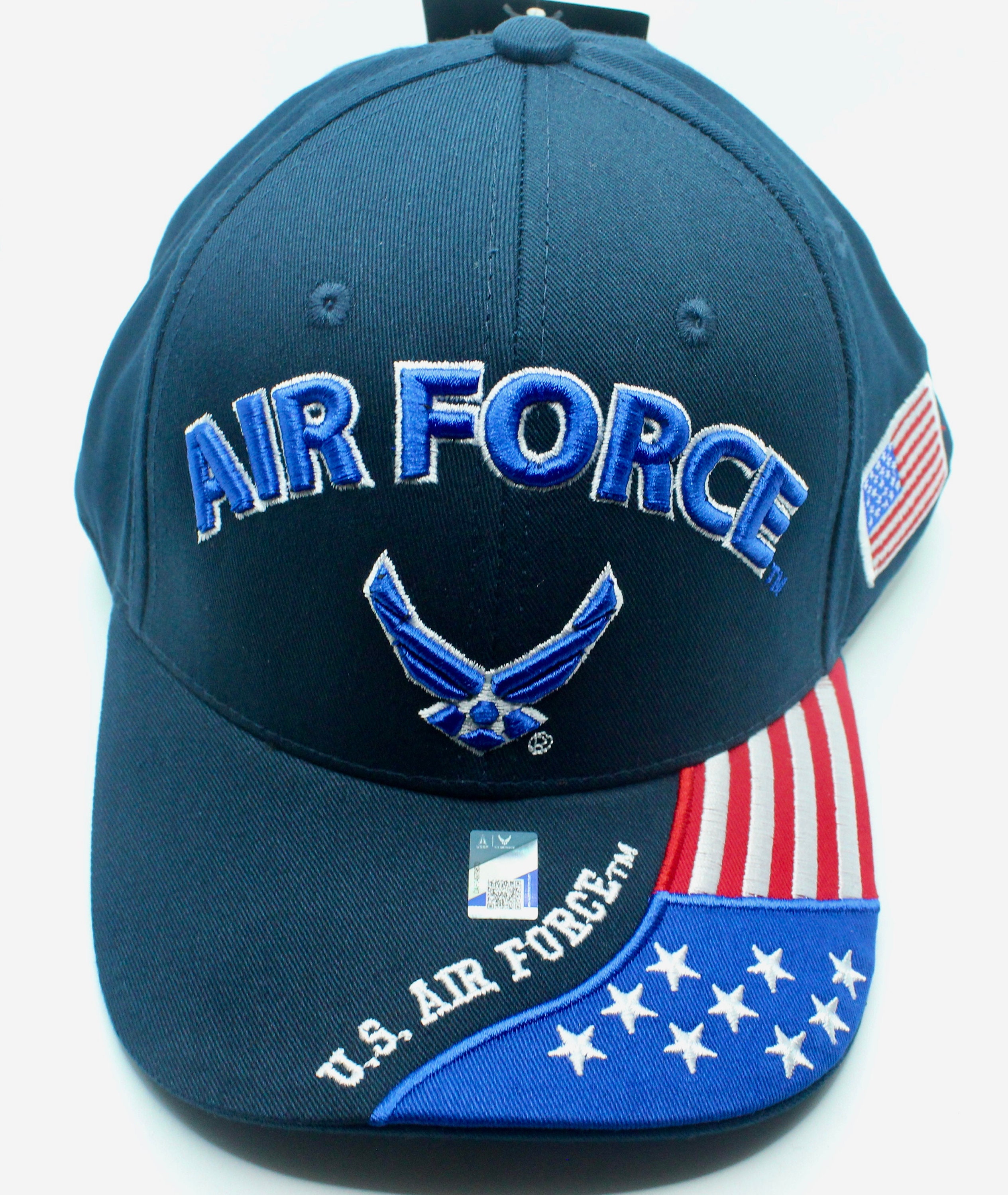 U.S. Air Force Hat. U.S Air Force Logo Cap. USAF American Flag Blue Hat ...