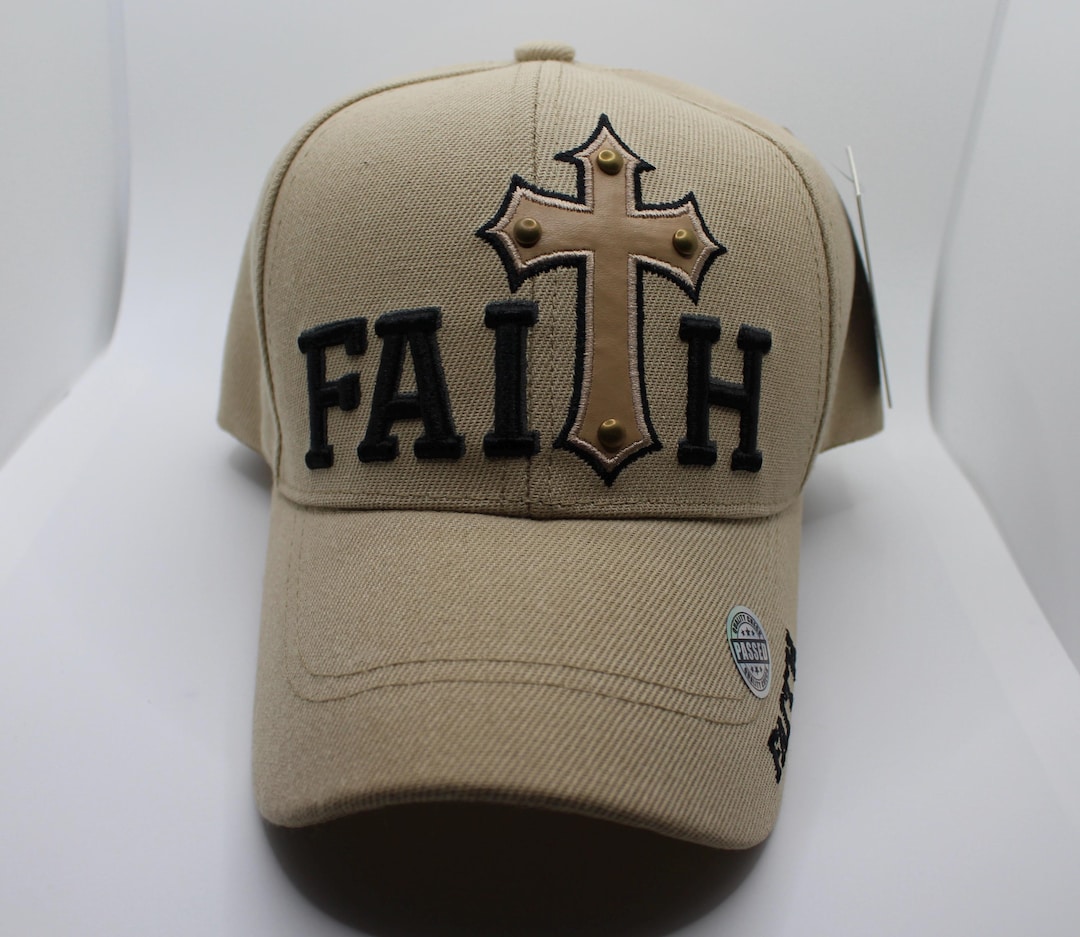 Faith Brown Hat. Jesus Baseball Cap. Christian Brown Hat. Jesus Hat ...