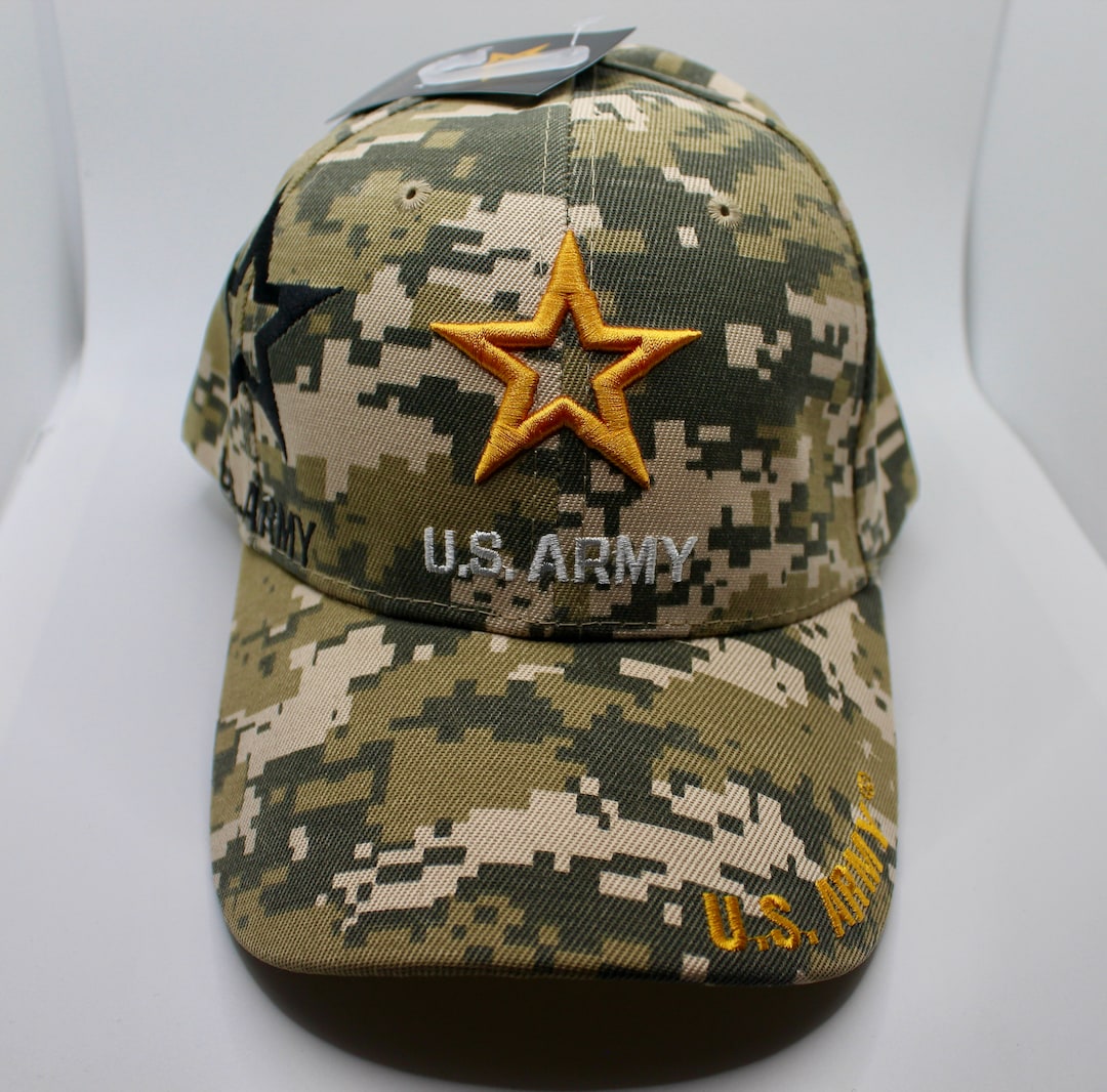 US Army Star Camo Hat. Veteran Gift. Army Cap. US Army Baseball Hat ...