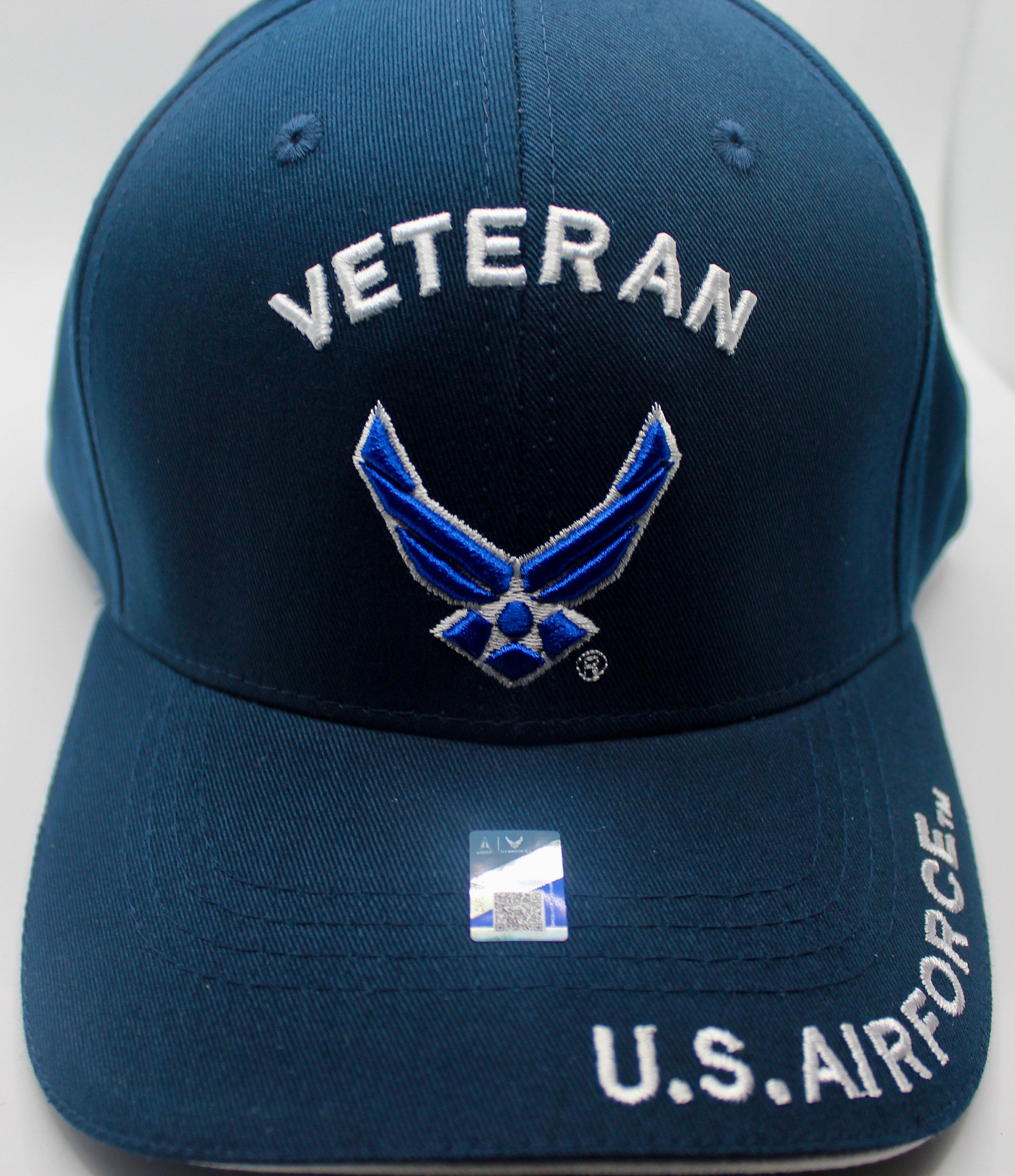 Veteran U.S Air Force Hat. Air Force Logo Cap. Veteran USAF Blue Hat ...
