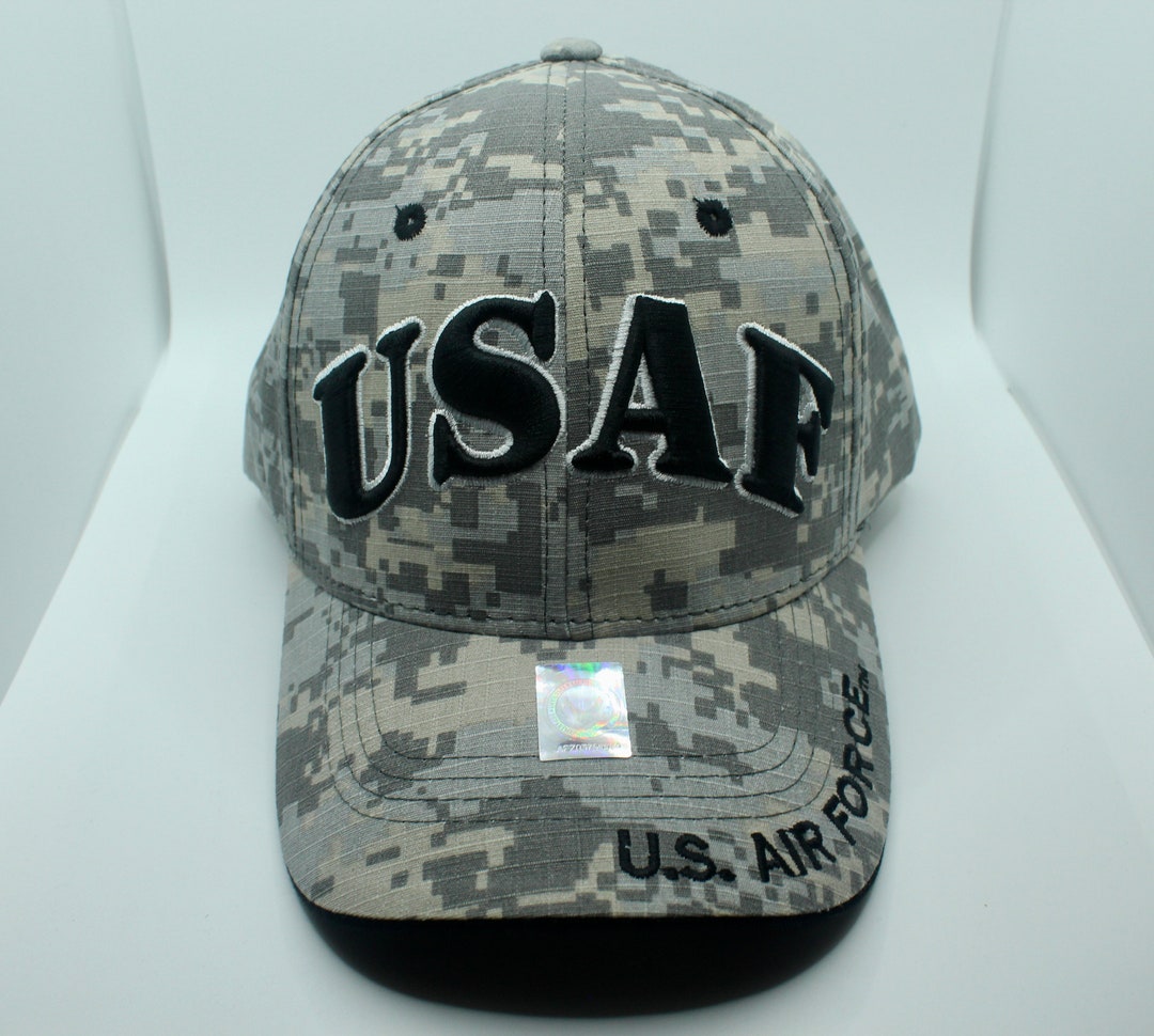 USAF Camo Hat. U.S Air Force Cap. Air Force Baseball Hat. US Military ...