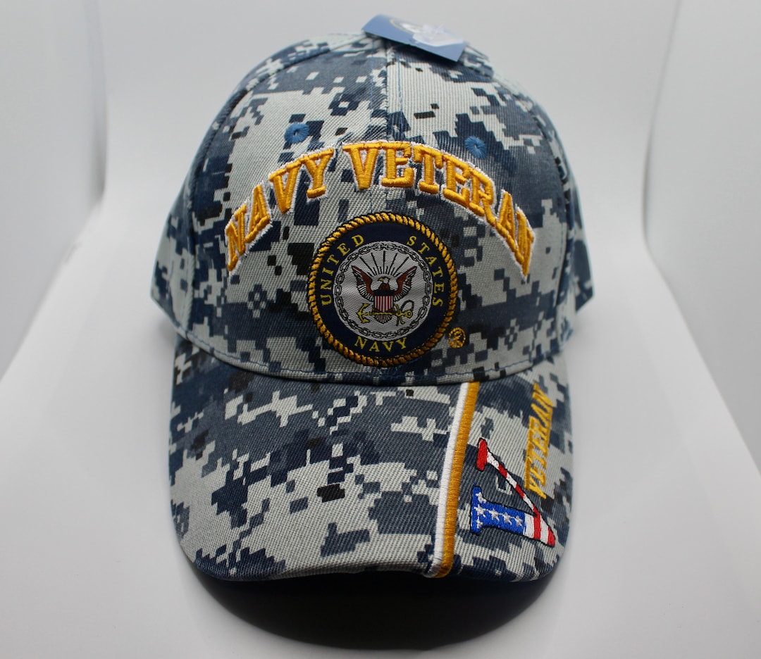 Navy Veteran Hat. Veteran Navy Cap. Navy Baseball Hat. Military Hat ...