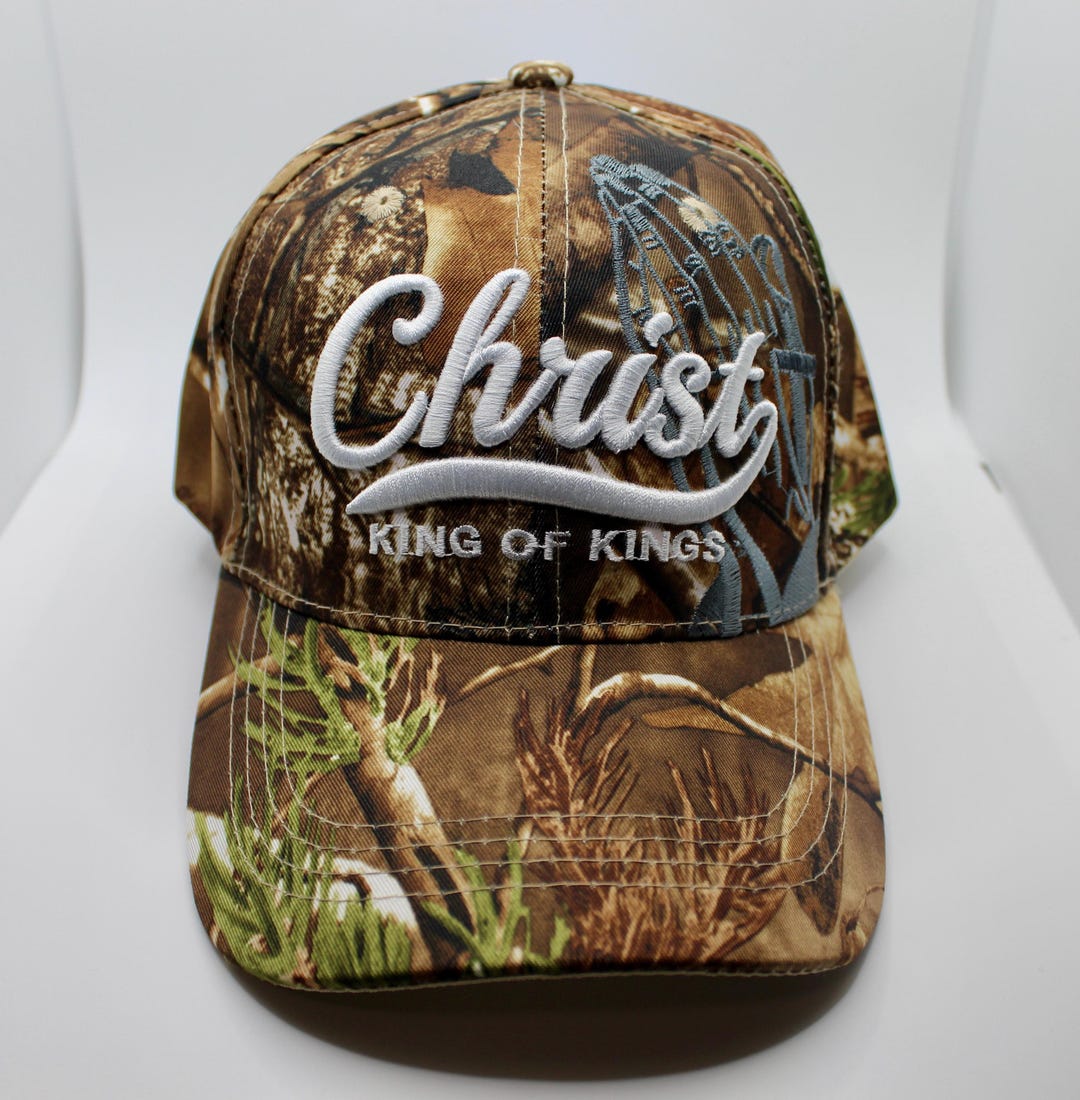 Christ King of Kings Hat. Jesus Baseball Cap. Christian Camo Hat. Jesus ...