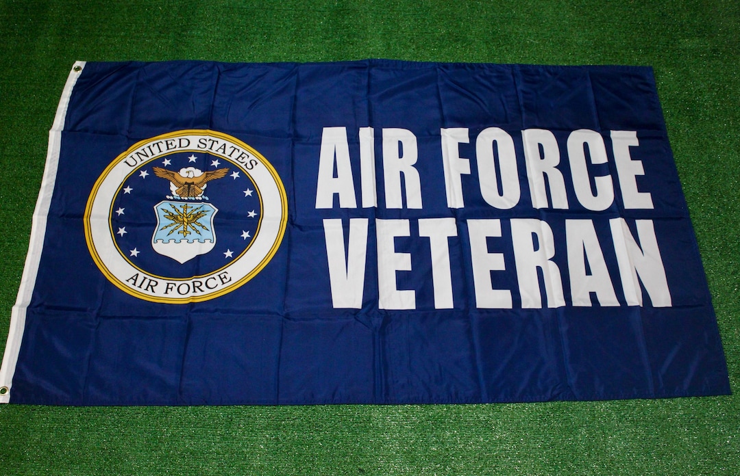 U.S Air Force Veteran Flag 3x5. Proud Military Flag. U.S Air Force ...