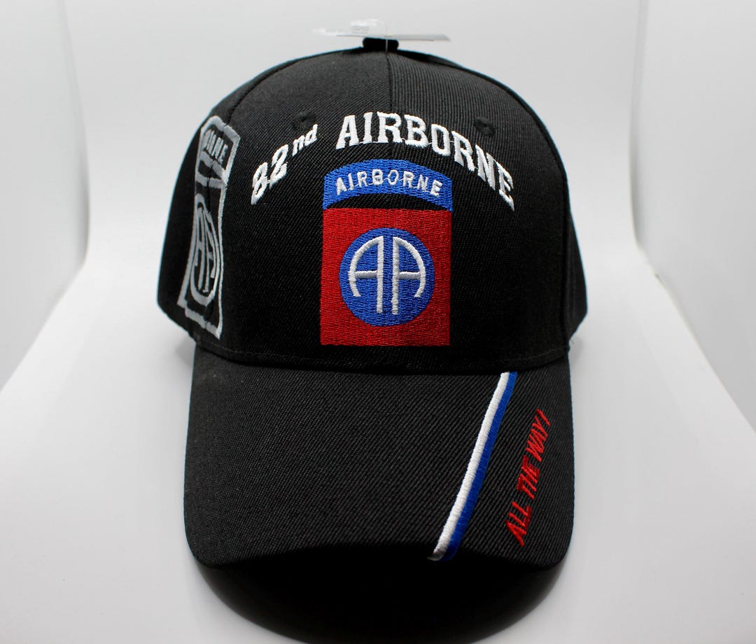 82nd Airborne Division Hat. AA Patch & All the Way Cap. Adjustable 82nd ...