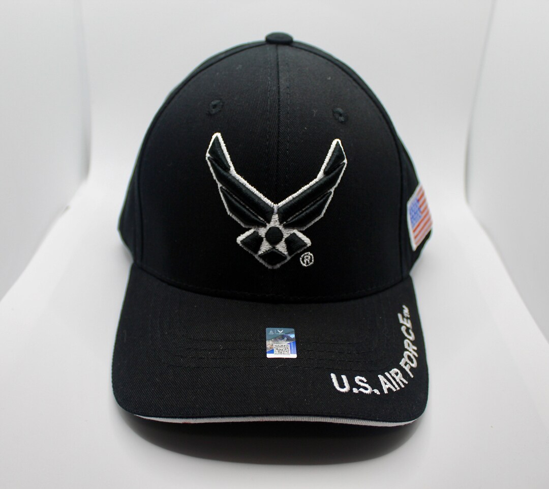 U.S Air Force Black Hat. Air Force Logo Cap. Air Force Baseball Hat ...