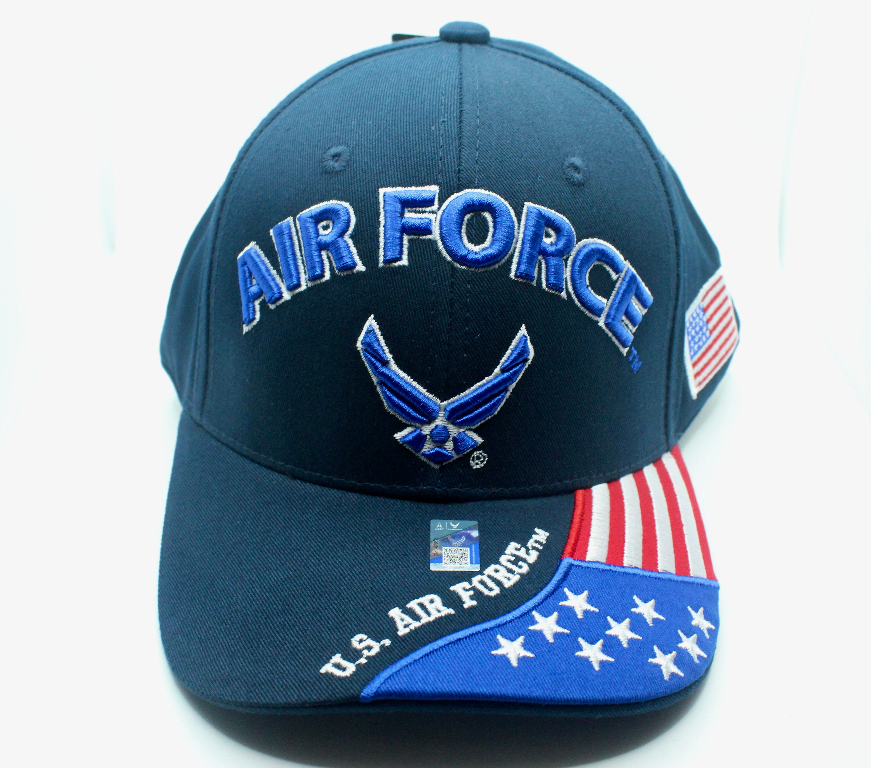 U.S. Air Force Hat. U.S Air Force Logo Cap. USAF American Flag Blue Hat ...