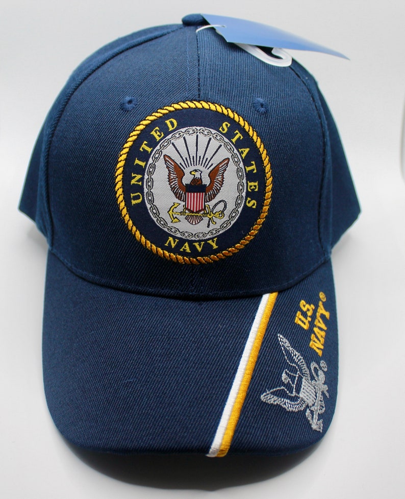 U.S. Navy Hat. Navy Logo Cap. US Navy Baseball Hat. Military Hat ...