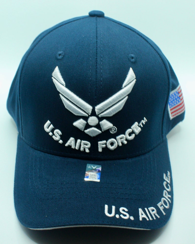U.S Air Force Hat. Air Force Logo Cap. USAF Blue Hat. Officially ...