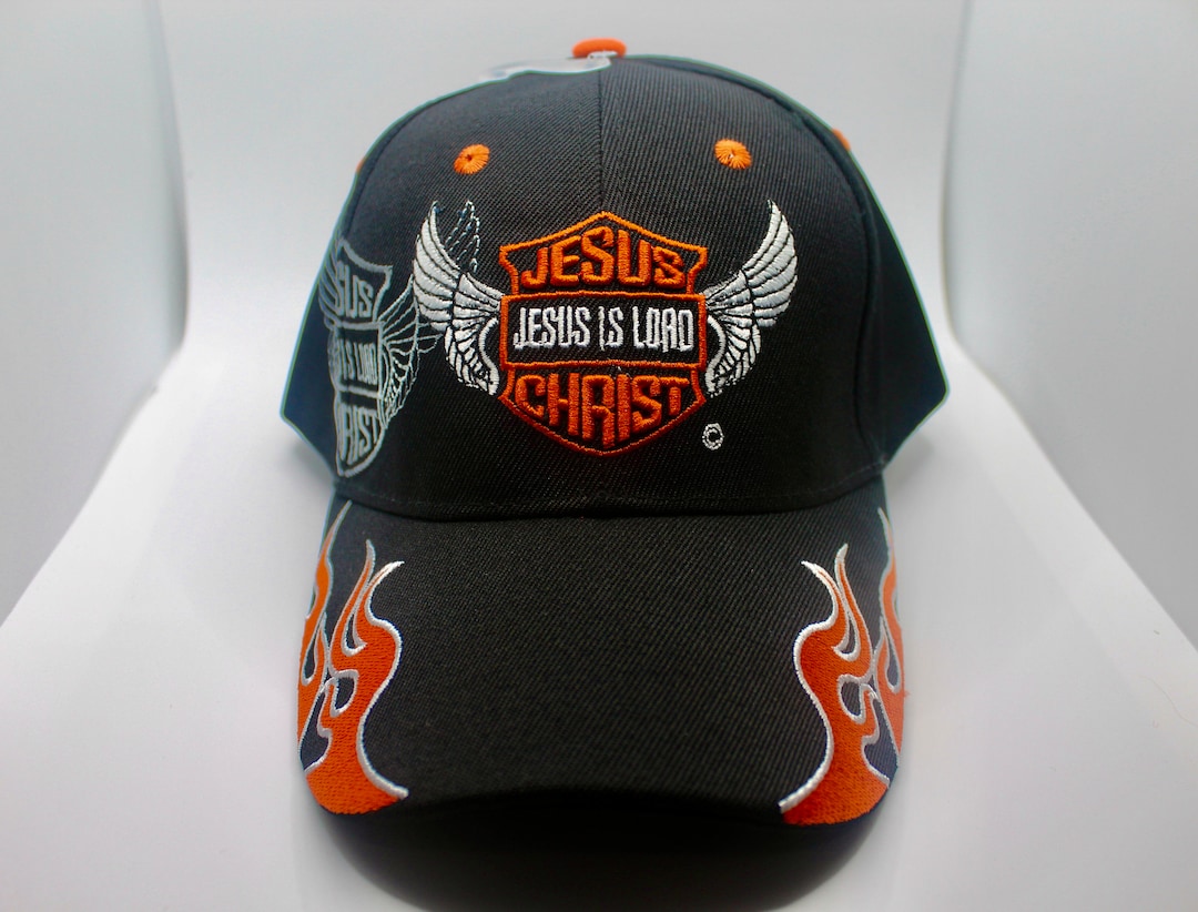 Jesus is Lord Hat. Jesus Christ Baseball Cap. Christian Black Hat ...