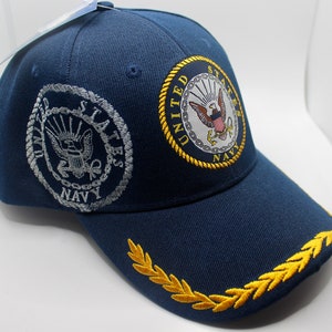 U.S. Navy Hat. Navy Logo Cap. US Navy Baseball Hat. Military Hat ...