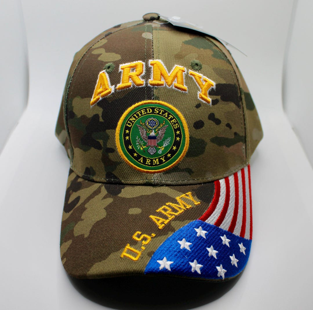 U.S. Army Hat. Army Logo Hat. Army American Flag Hat. Military Hat ...