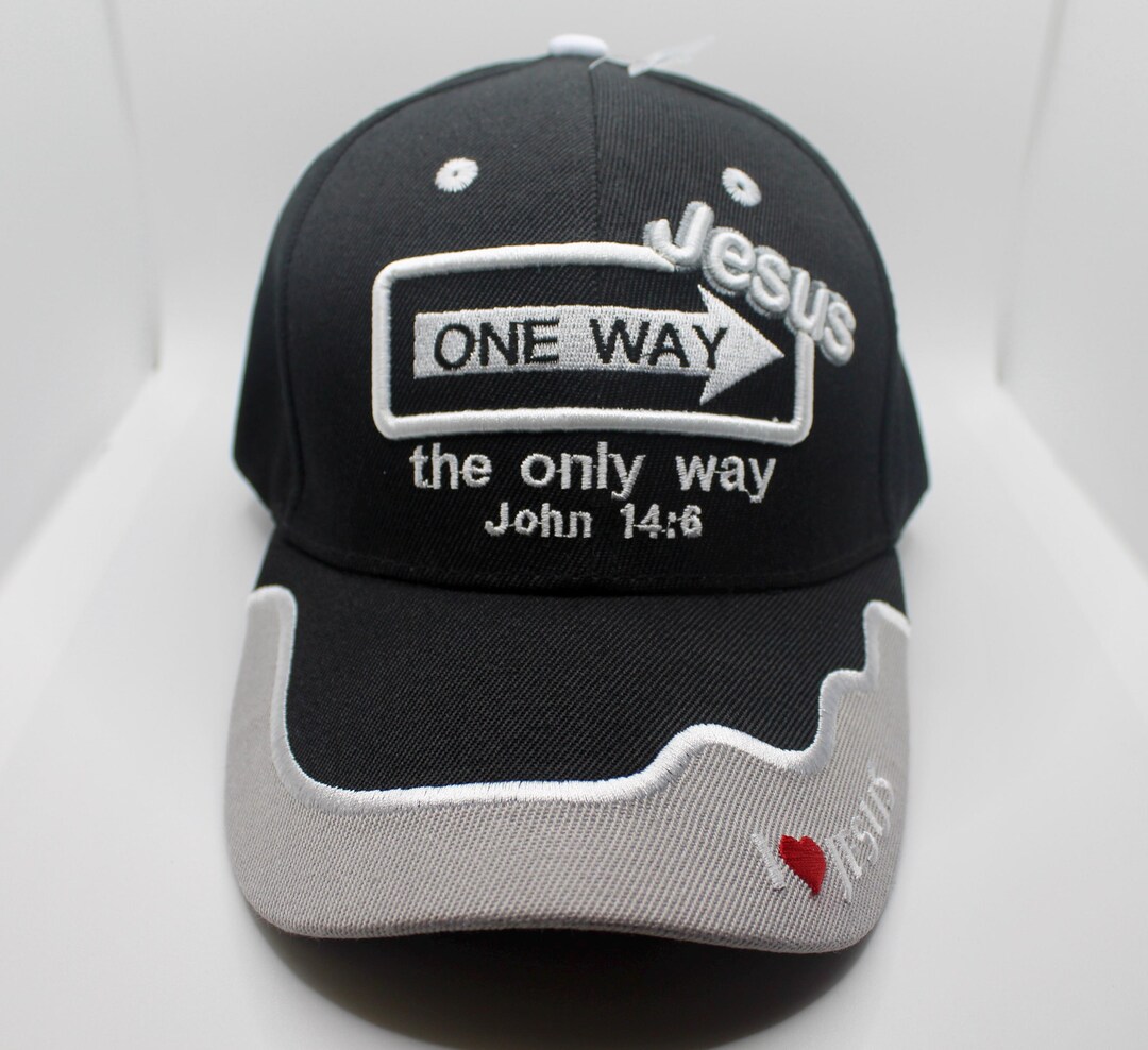 Jesus One Way the Only Way John 14:6 Hat. Jesus Christ Cap. Christian ...