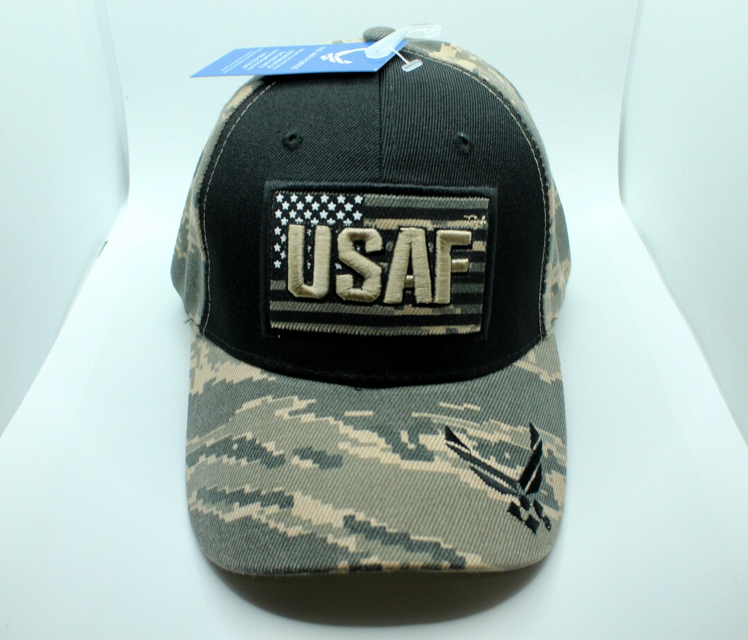 USAF Camo Flag Hat. U.S Air Force. Air Force Cap. USAF Hat. Officially ...