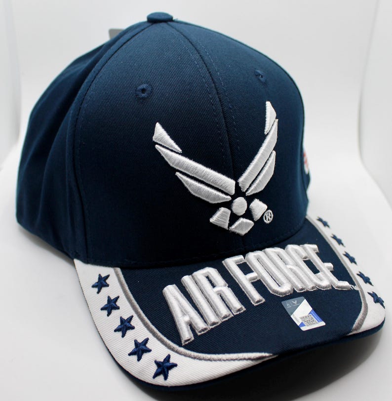 U.S. Air Force Hat. US Air Force Big Logo Cap. USAF Blue Hat ...