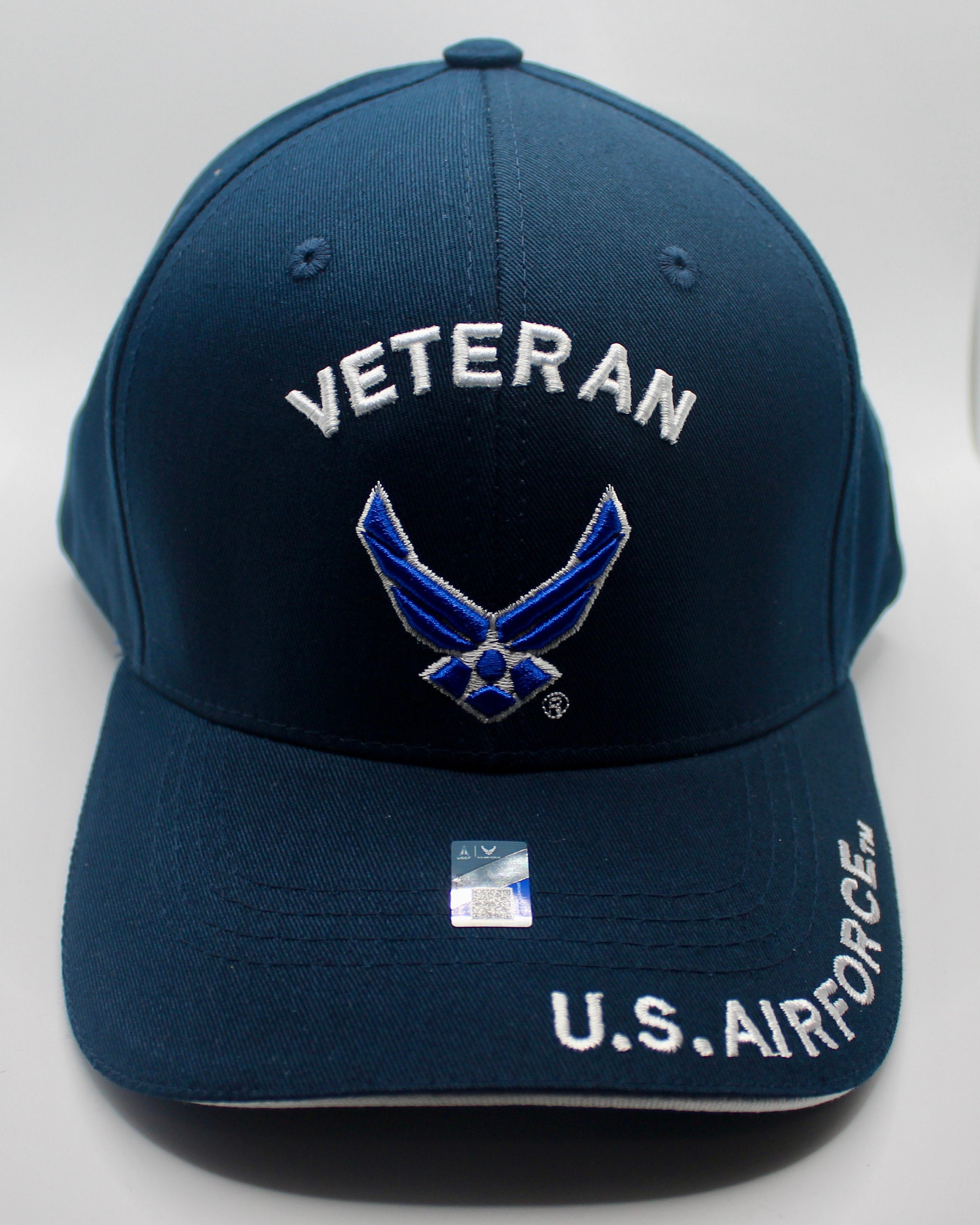Veteran U.S Air Force Hat. Air Force Logo Cap. Veteran USAF Blue Hat ...