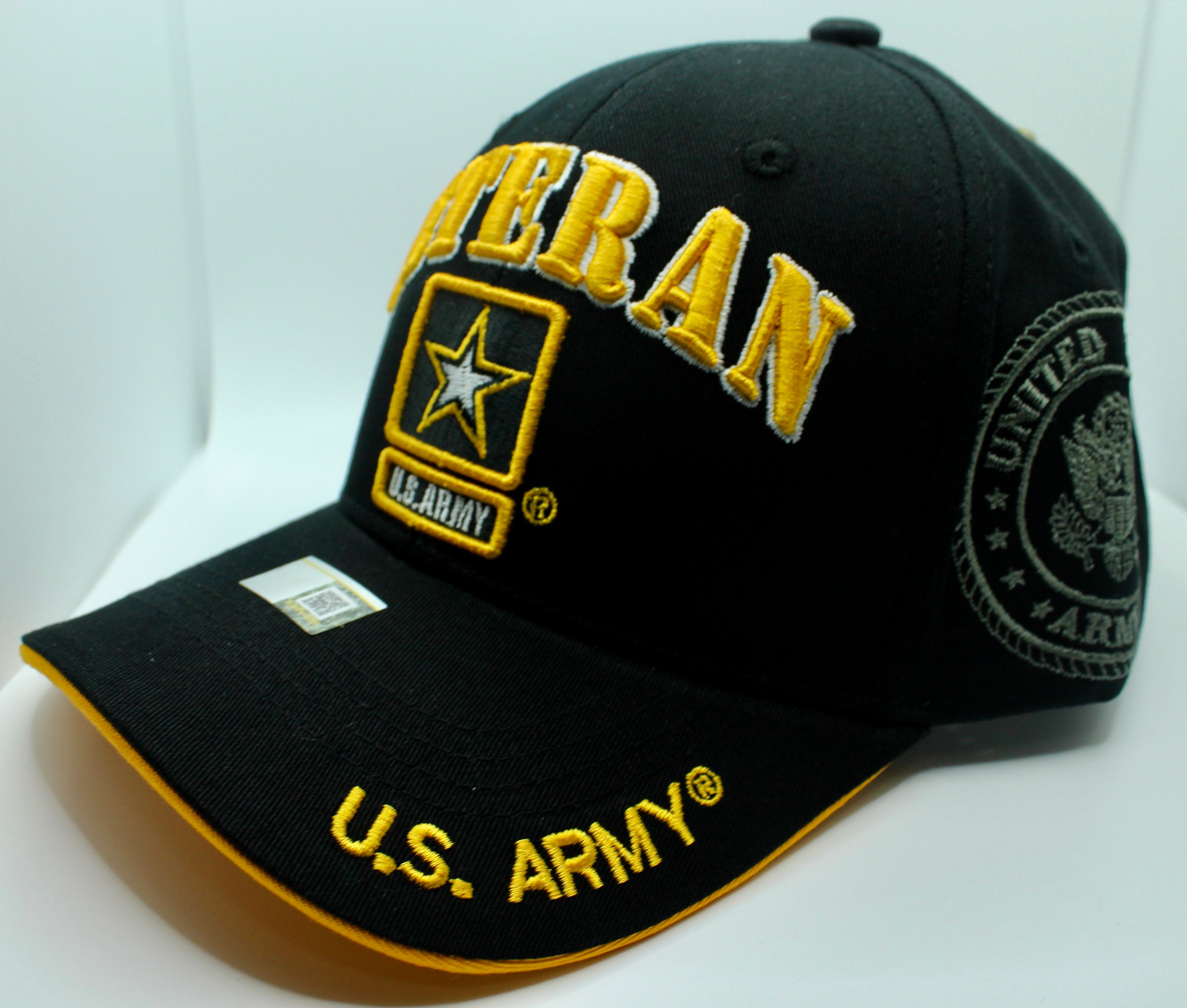 Veteran Army Hat. Star Emblem Hat. US Army Baseball Hat. US Hat ...