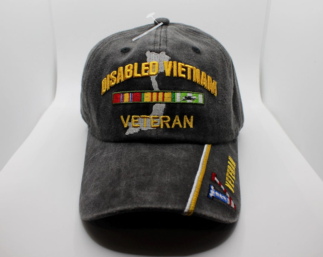 Disabled Vietnam Veteran Hat. Disabled Veteran Hat. Veteran Washed ...