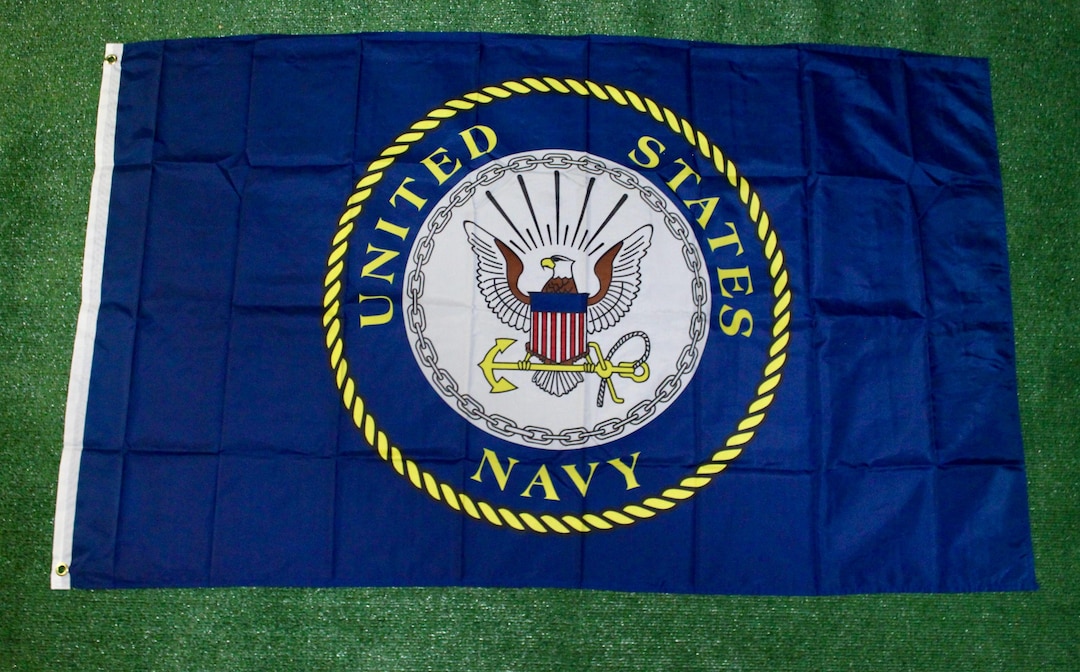 Navy Flag 3x5. Proud Military Flag. U.S Navy Durable Flag. Officially ...