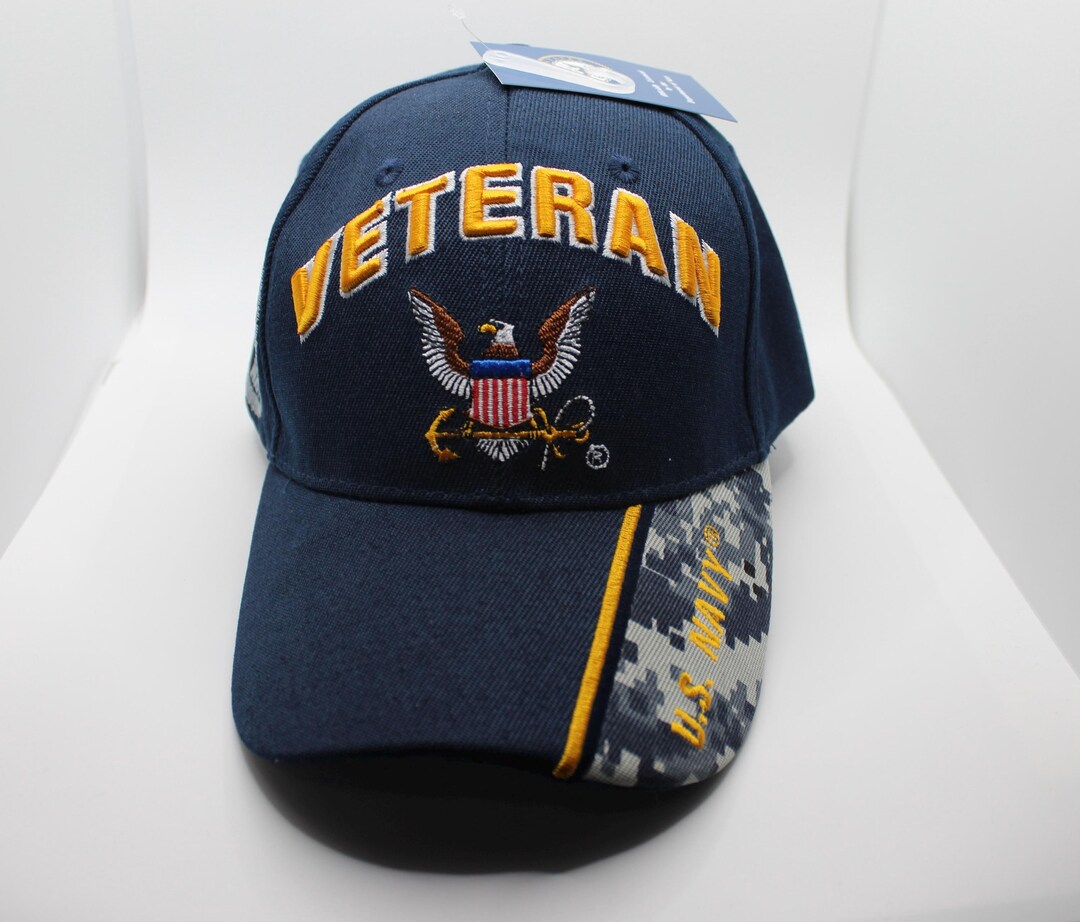 Navy Veteran Hat. US Navy Veteran Cap. US Navy Baseball Hat. US ...