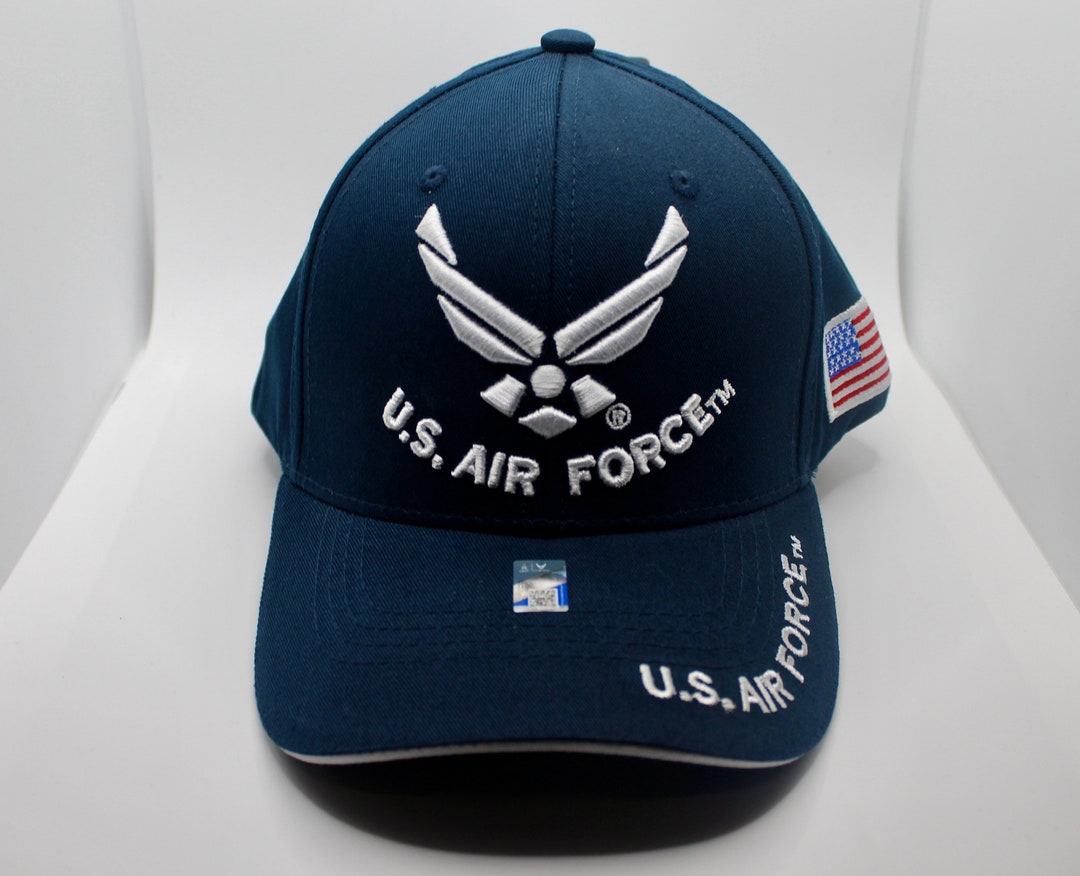 U.S Air Force Hat. Air Force Logo Cap. USAF Blue Hat. Officially ...