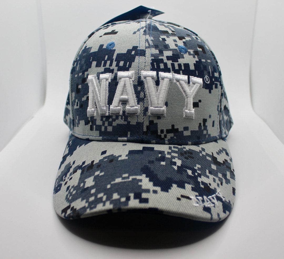 Navy Camo Hat. U.S. Navy Cap. US Military Hat. Officially Licensed ...
