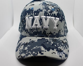 Retired Navy Hat. Veteran Navy Cap. Big Navy Logo Baseball Hat ...