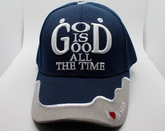 God is Good All the Time Hat. Jesus Baseball Cap. Christian Hat ...