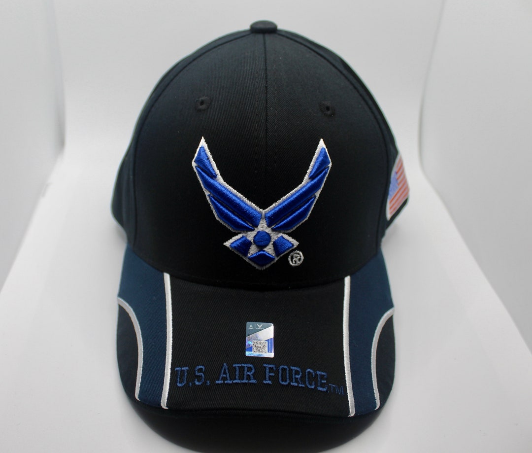 U.S Air Force Black Hat. Air Force Logo Cap. Air Force Baseball Hat ...