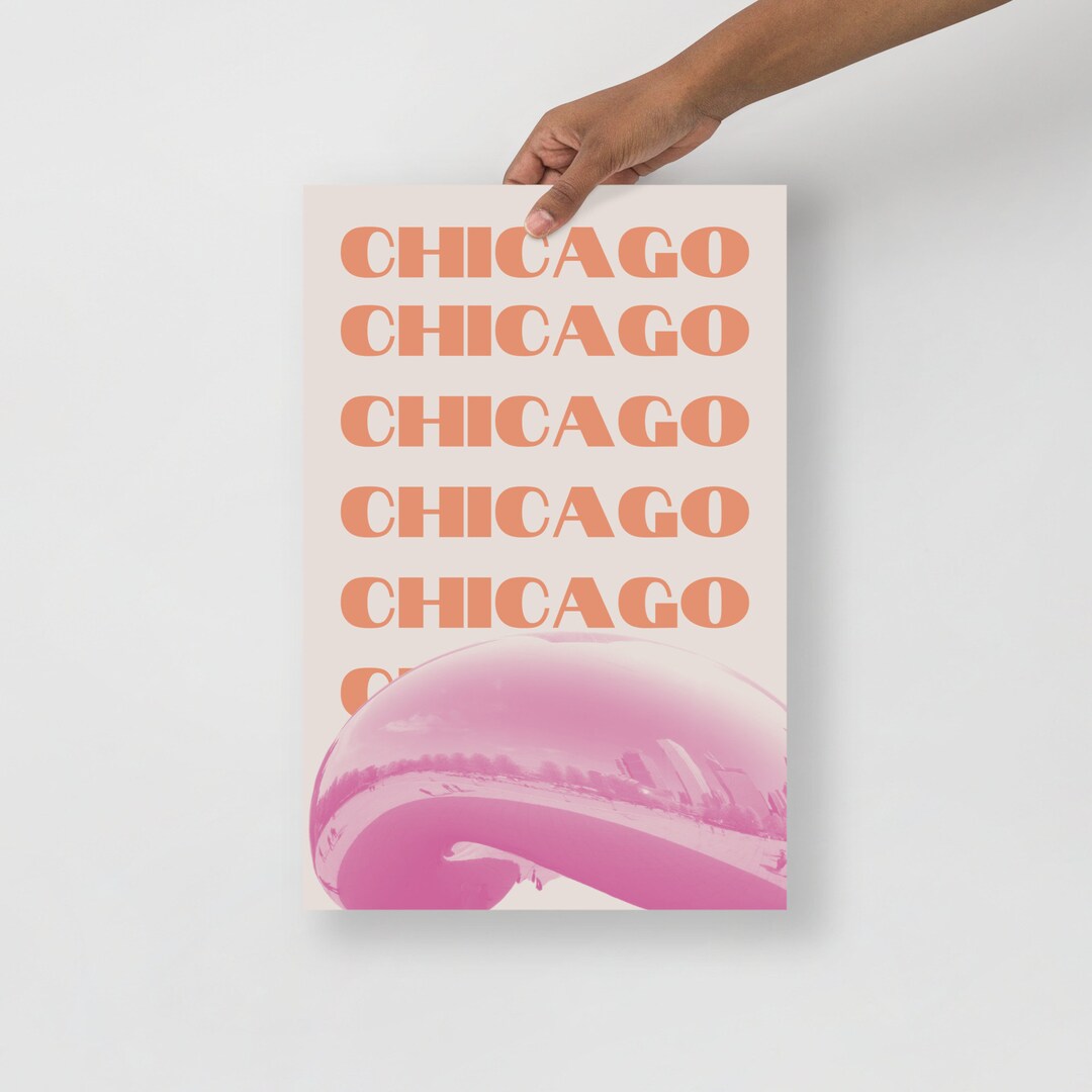 Chicago Wall Art Chicago Poster, Chicago Print, Chicago Photo, Chicago ...