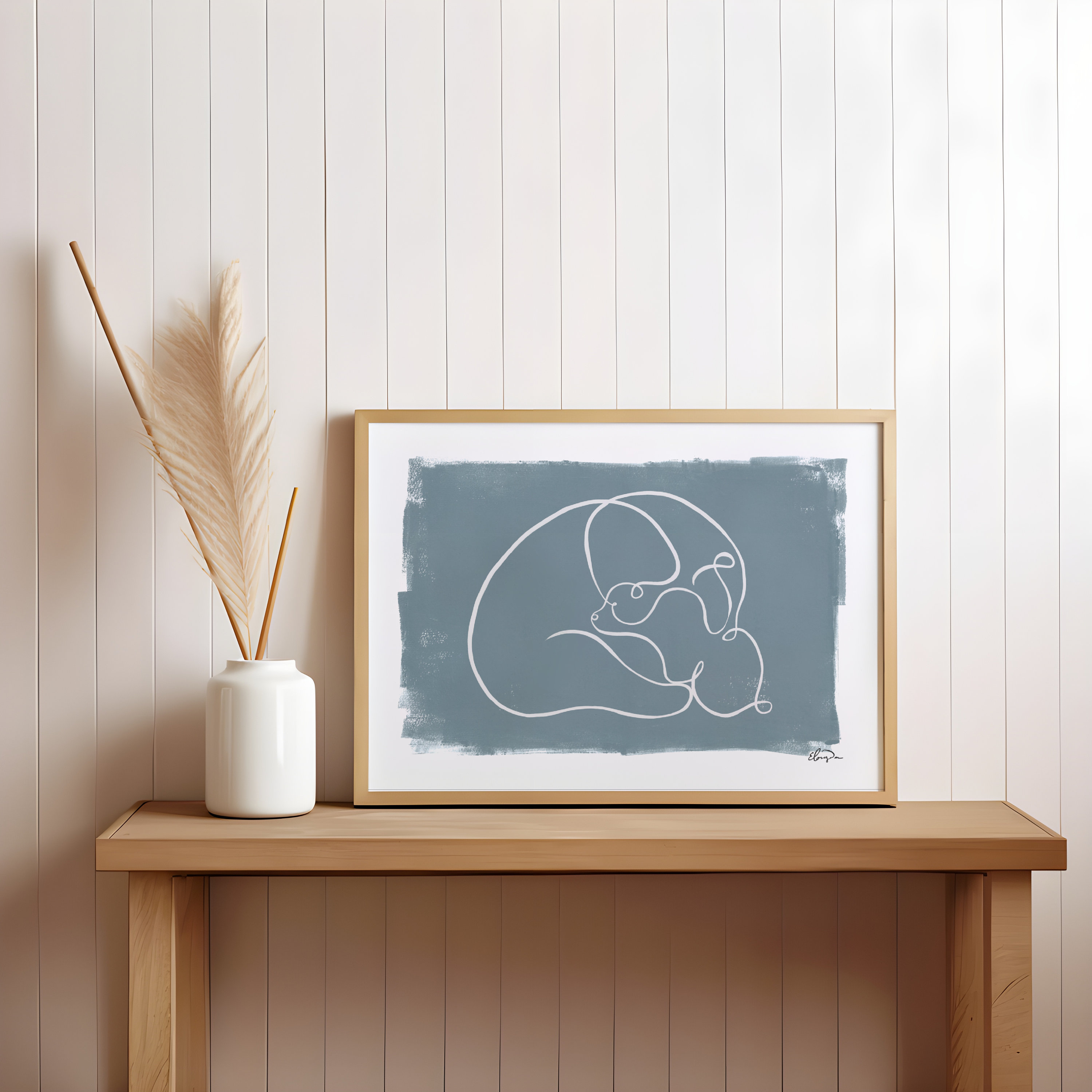Bear and Cub Line Art, Line Drawing Print, Polar Bears Artwork ...