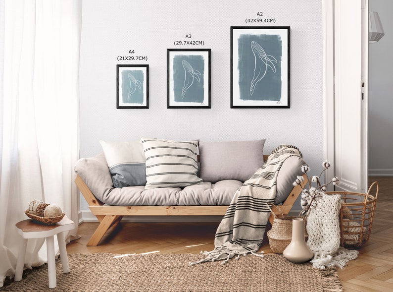 Stag Line Art Print, Line Drawing, Hand-painted Line Drawing, Abstract ...