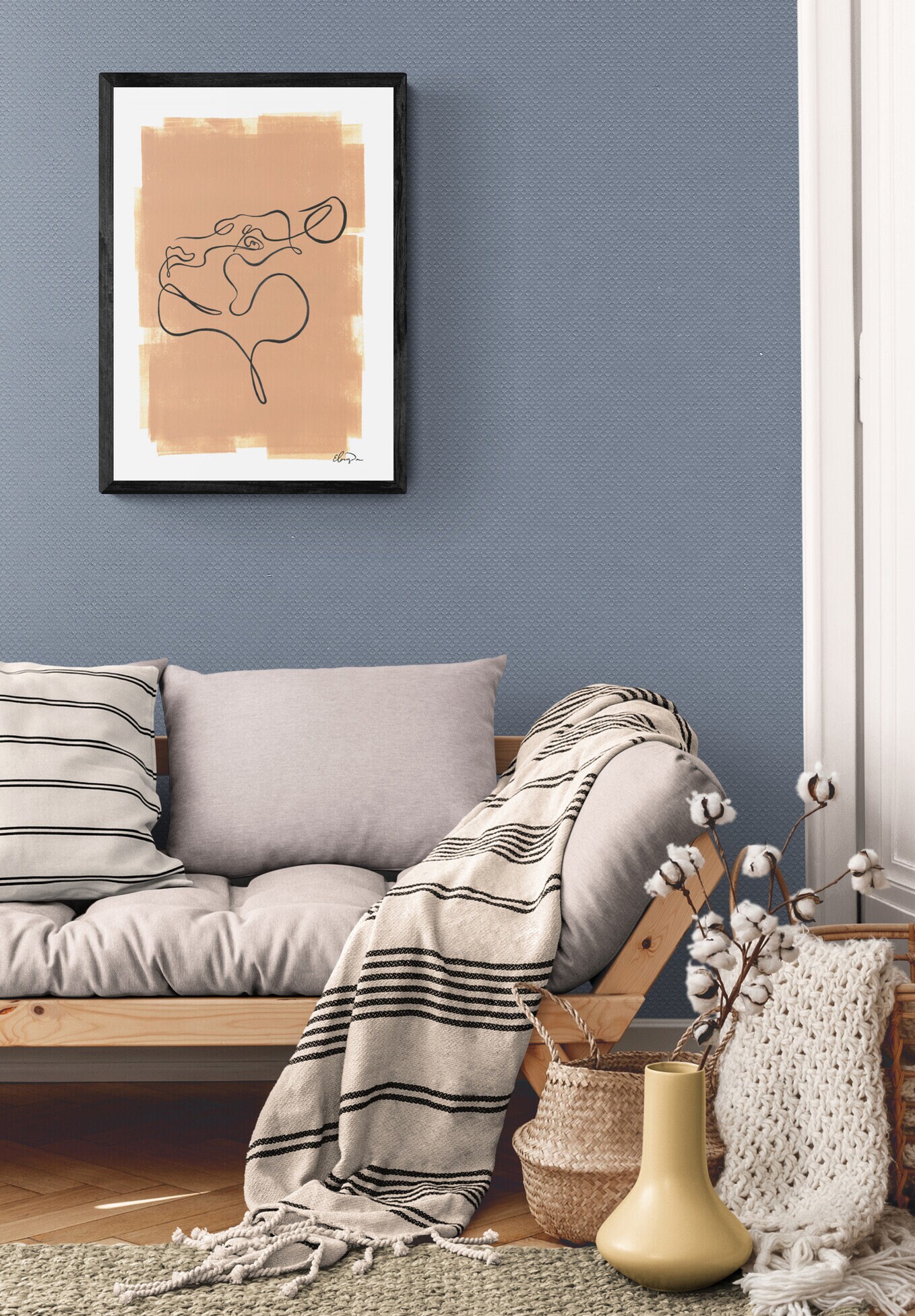 Lioness Line Drawing, Wall Art, Digital Download, Abstract One Line Art ...