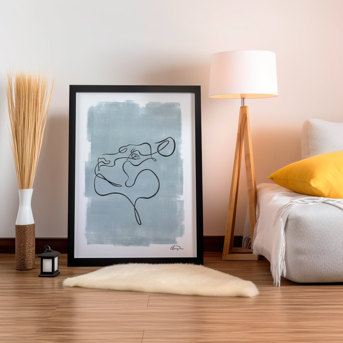 Lioness Line Drawing Print, Lion Artwork, Abstract One Line Sketch ...
