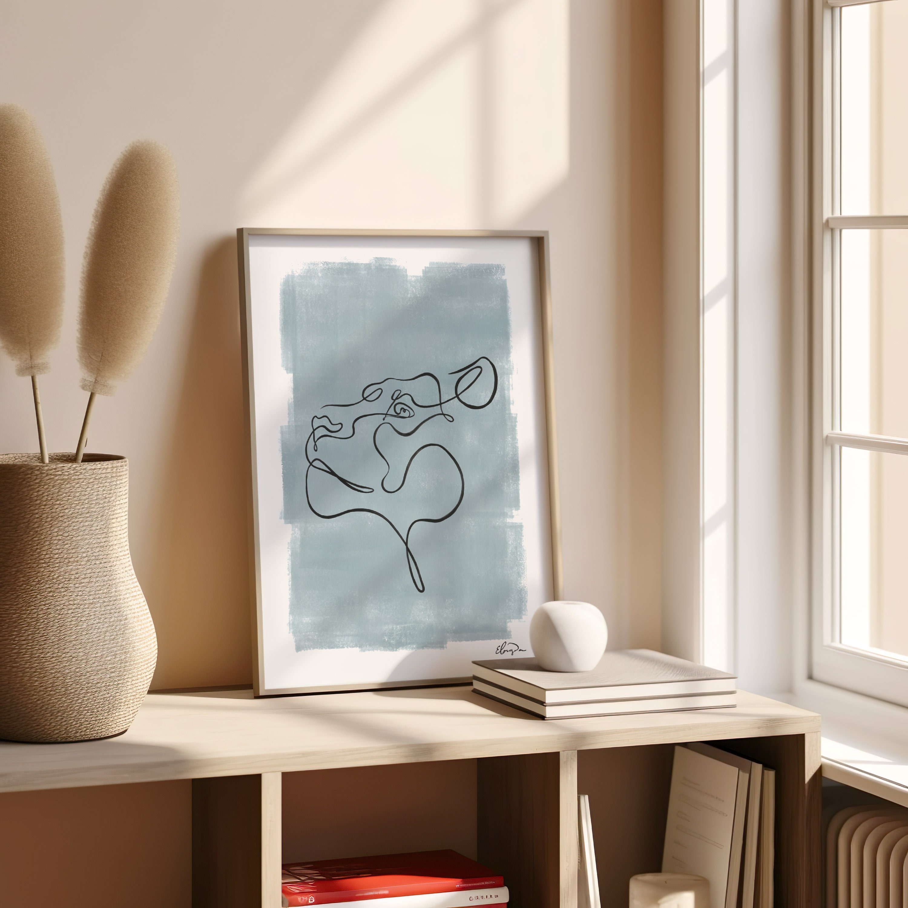 Lioness Line Drawing Print, Lion Artwork, Abstract One Line Sketch ...