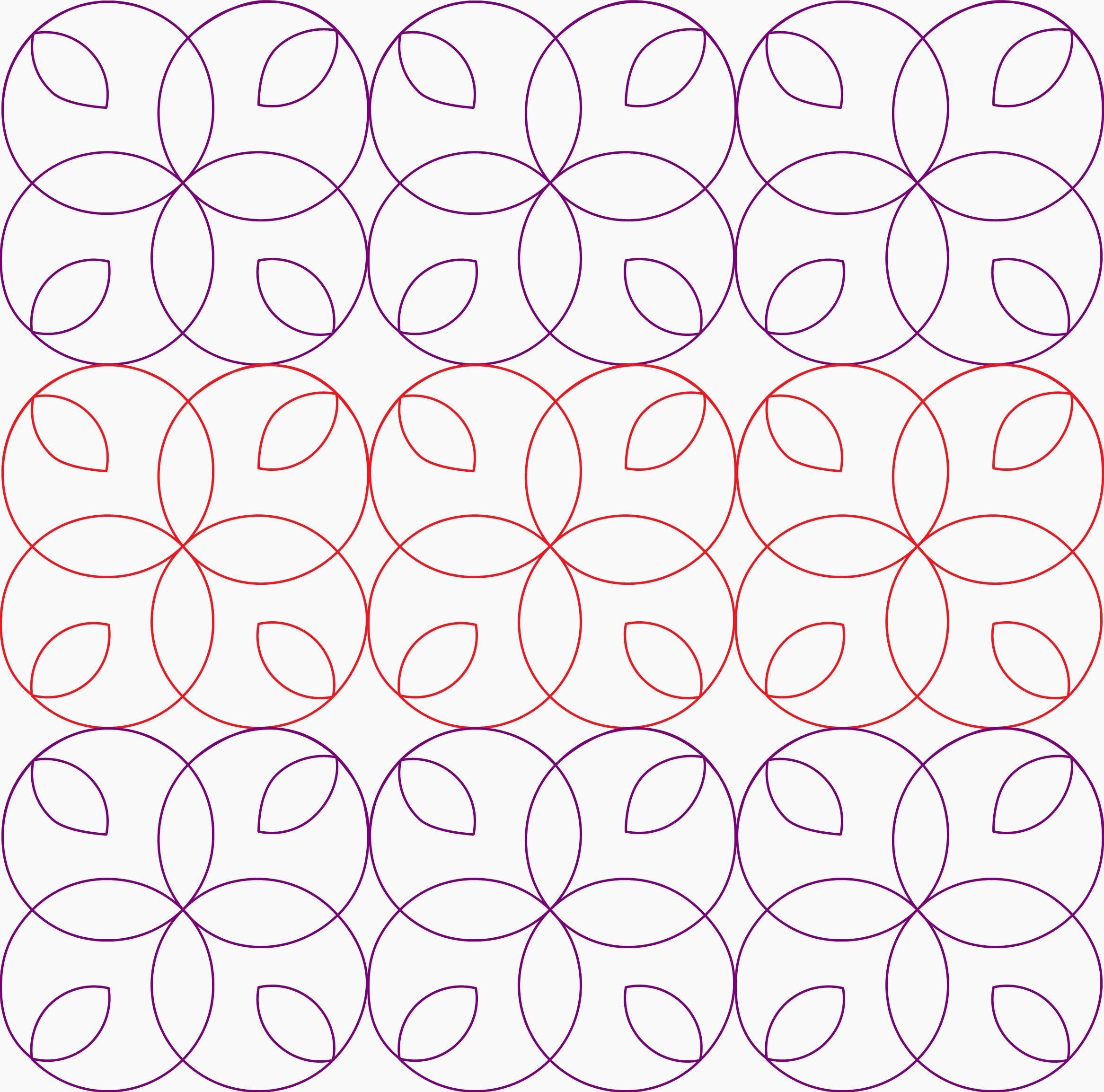 COCO Digital Quilting Pattern Longarm | Modern Geometric Pantograph ...